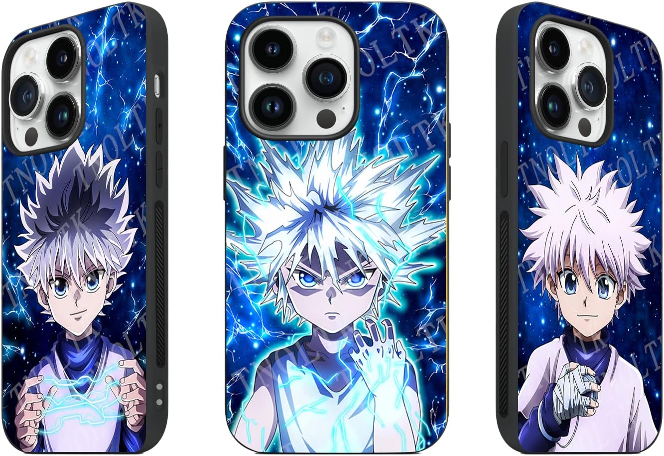 Amazon.com: TNOLTK 3D iPh 14 Pro Max Case Anime Motion Anime Phone Case ...