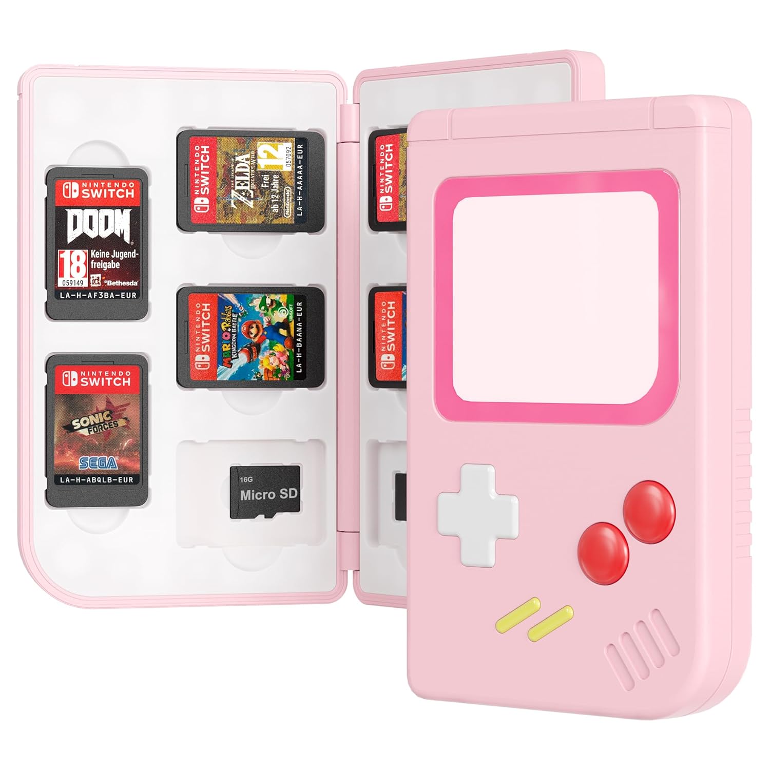 Amazon.com: Game Card Case for Nintendo Switch (2019 & 2021 OLED ...