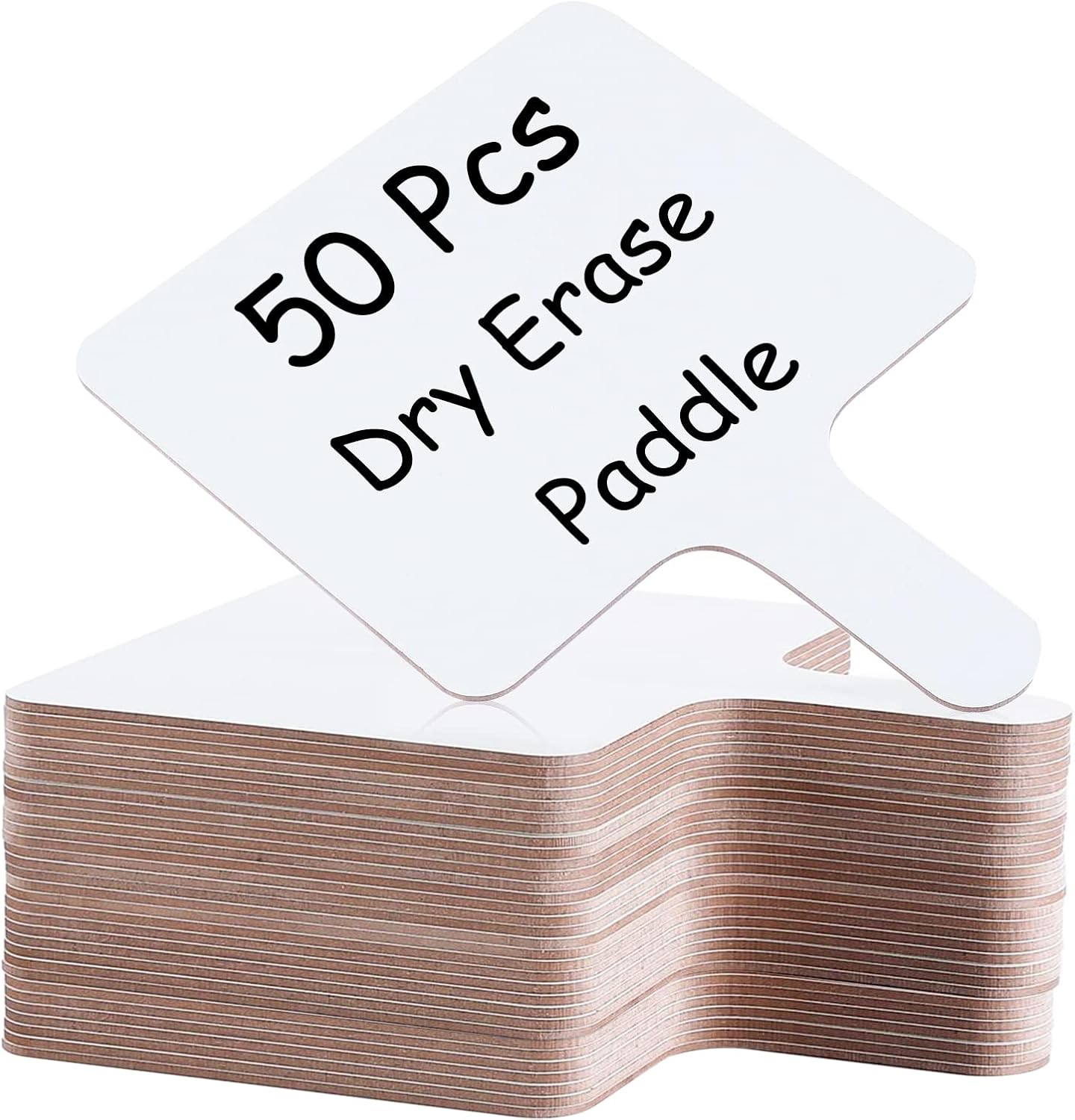 Amazon.com : 50 PCS 8 x 10 Inch Dry Erase Answer Paddle, Handheld ...