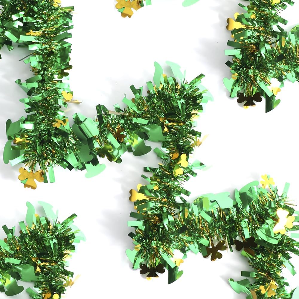 Amazon.com: 9 Pieces Easter Metallic Glitter Garlands Easter Mixed ...
