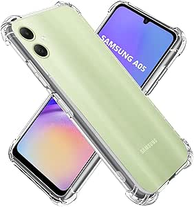 Samsung Galaxy A05 Case, for Samsung A05 Phone Case Clear, Reinforced Corners Scratch Resistant ...