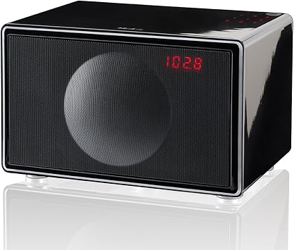 Geneva Classic S Sound System FM/DAB+ Bluetooth - Shiny Black : Amazon ...