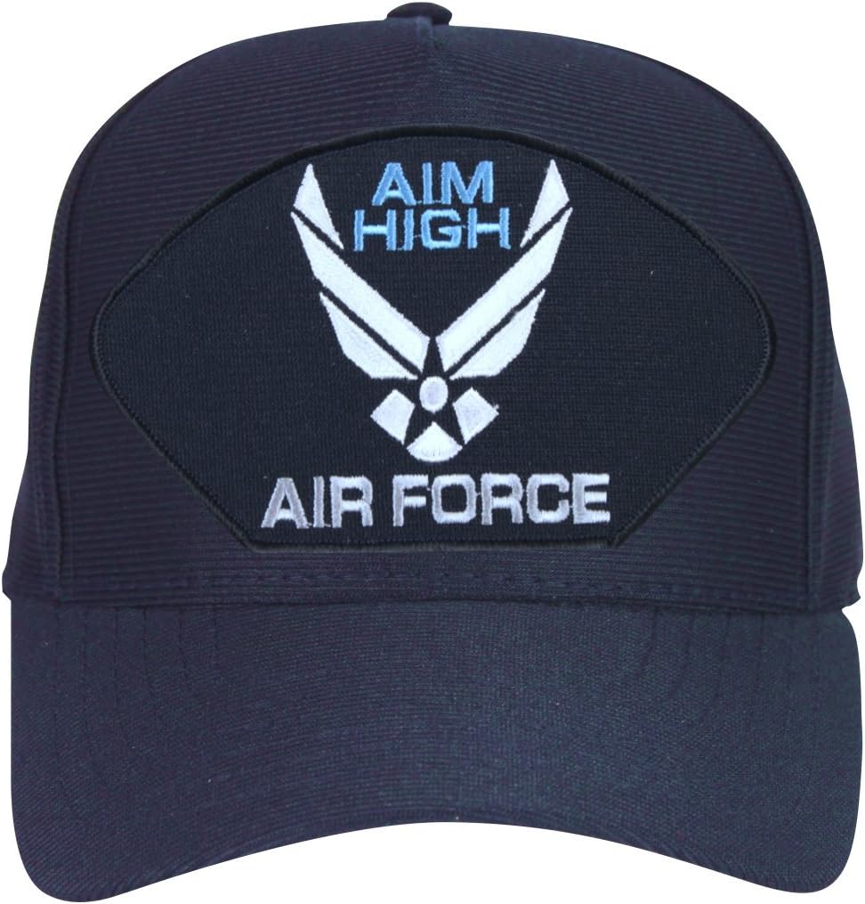 Aim High ... Air Force with Hap Ball Cap Black at Amazon Men’s Clothing ...