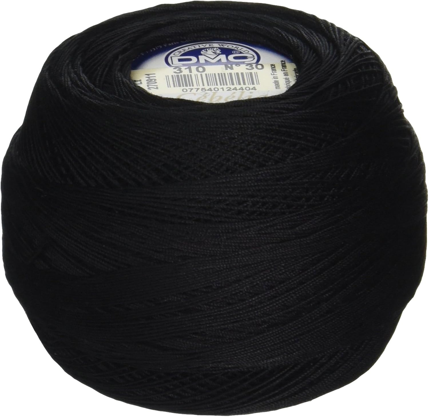 Amazon.com: DMC/Cebelia Crochet Cotton Size 30, Black : Arts, Crafts ...
