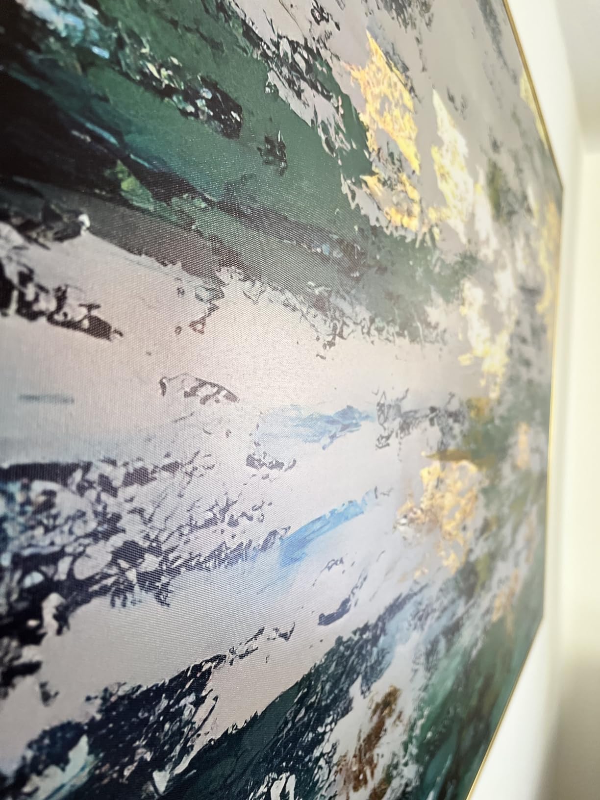 Yayun Art Modern Gold Frame Prints Decor Living Room Canvas Oil ...