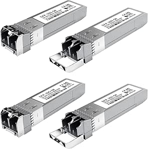 Amazon.com: 4PCS 10GBase-SR SFP+ Module, Multi-Mode LC Ethernet ...