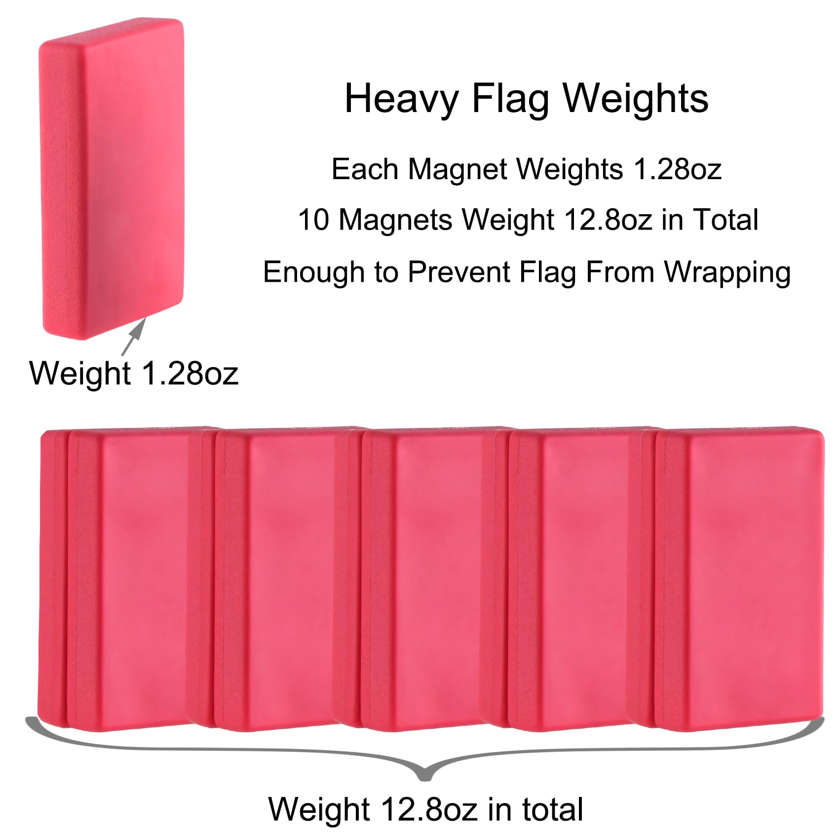 Snapklik.com : Magnetic Flag Weights For Bottom Of Flag In Winds ...