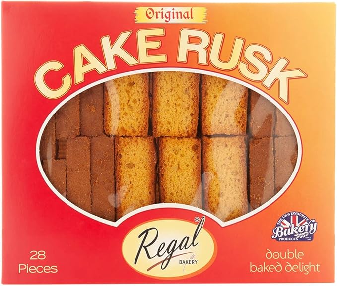 Regal Cake Rusks Original 28pcs - Healthy Snacks Rusk Biscuits | Rich ...