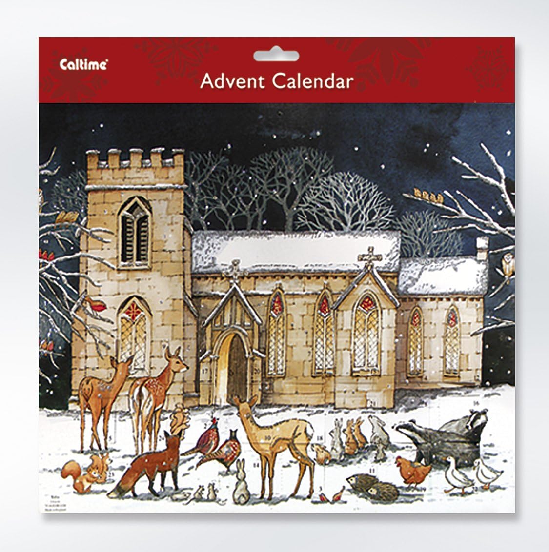 Church Advent Calendar with GLITTER : Amazon.co.uk: Toys & Games