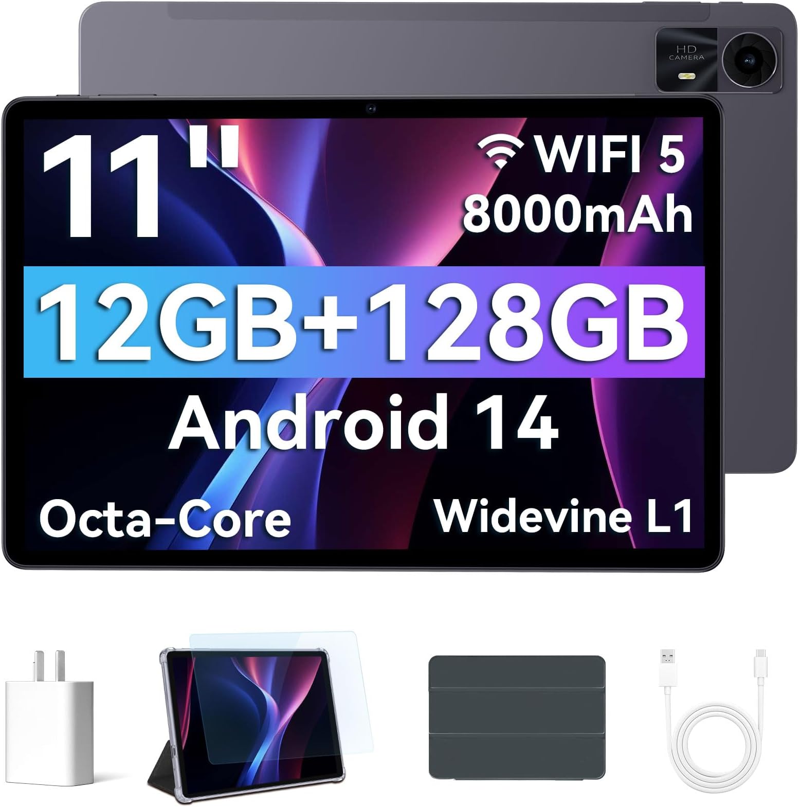 Amazon.com : Topsand 2025 Android 15 Tablet 8 inch Tablet, Octa-Core ...