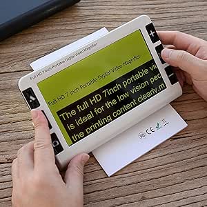 Amazon.com: Digital Video Magnifier, 7.0 Inch Portable Digital Video ...