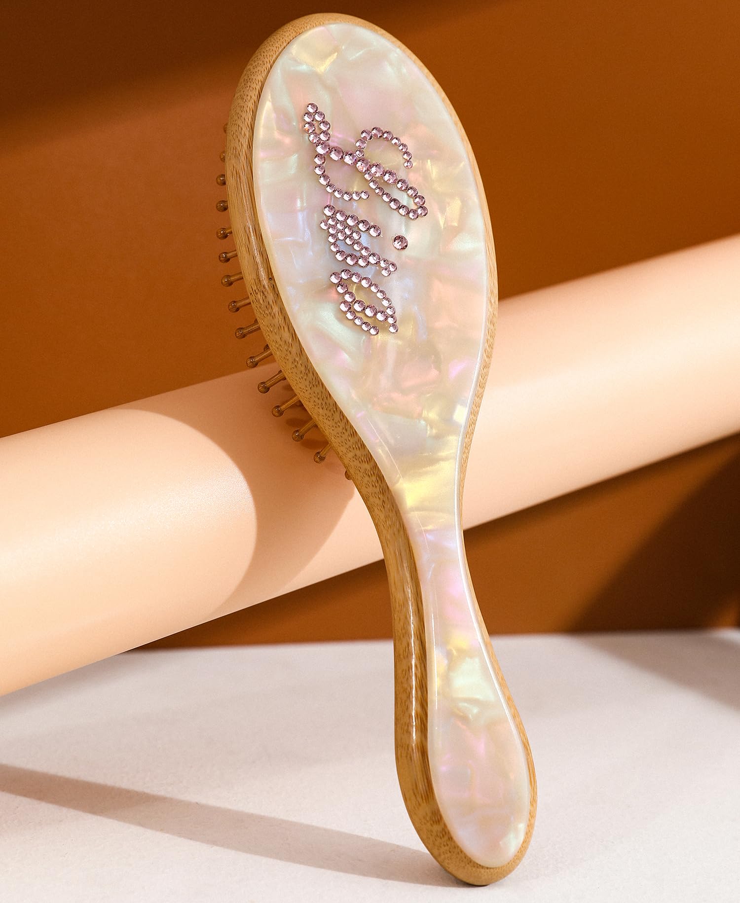 Amazon.com : Custom Hair Brush Shell White Brush Personalized ...