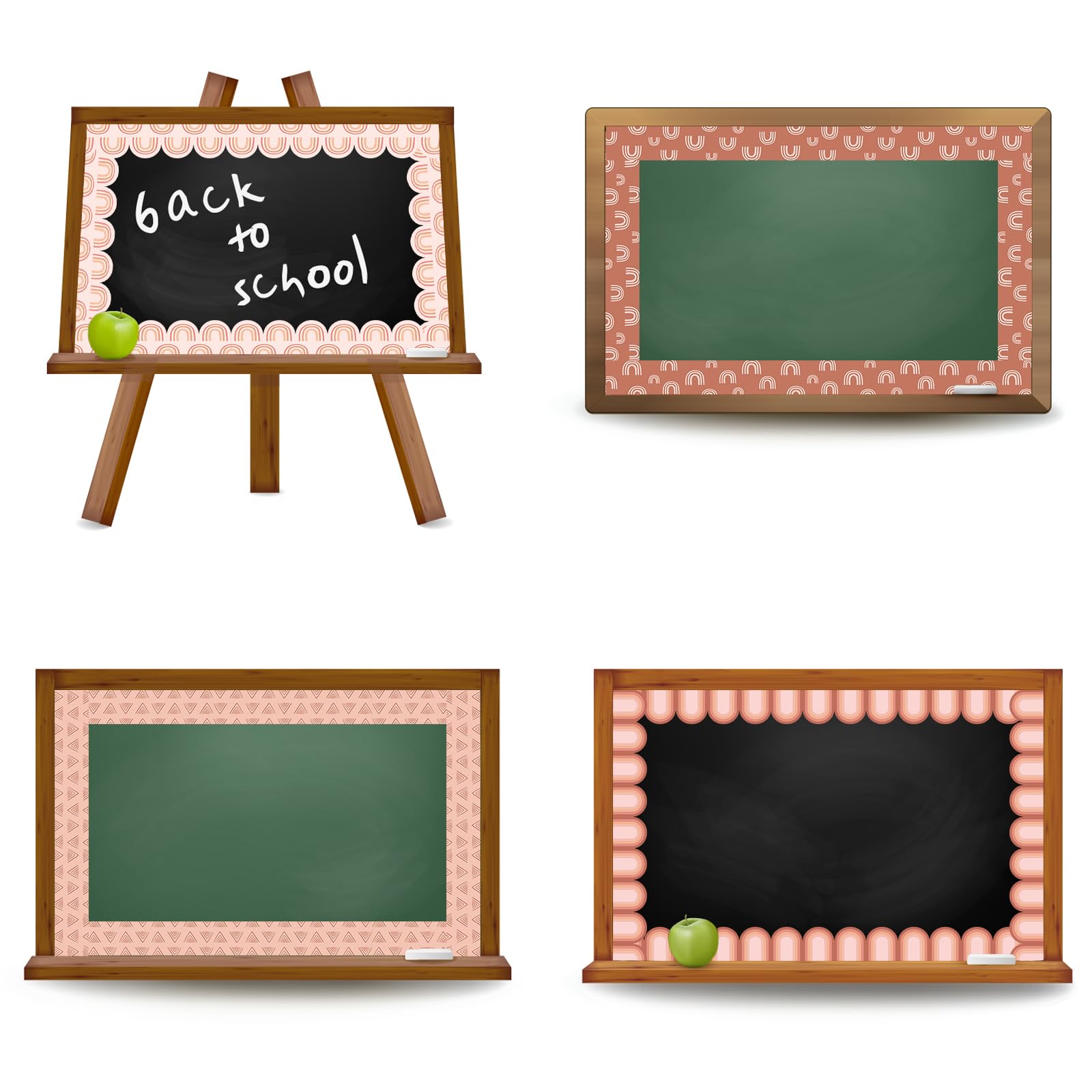 Whiteboard Wallpaper 69 Ft Colorful Classroom Bulletin Board Border ...