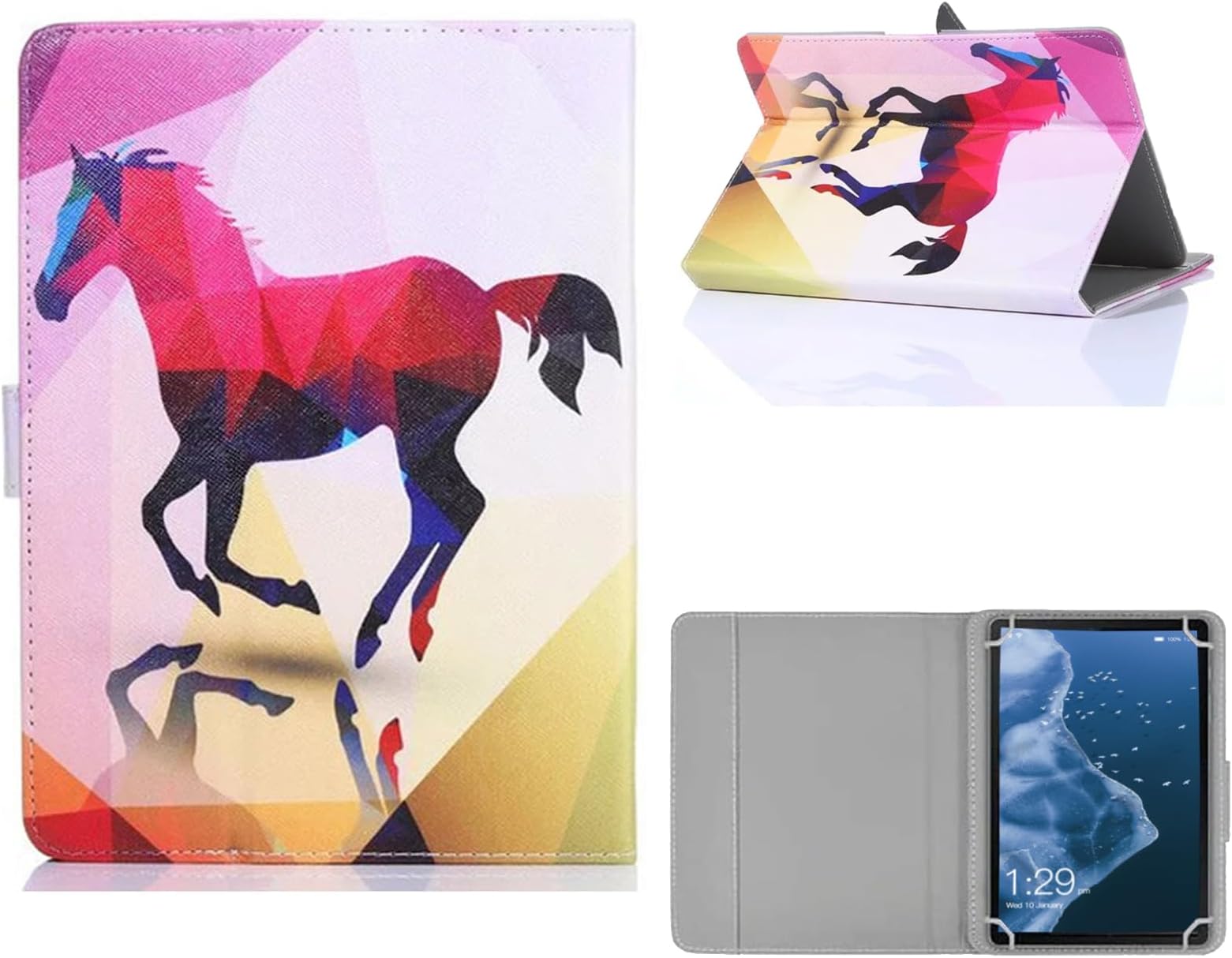 KATUMO Universal Hülle für 9-11 Zoll Tablets,Schutzhülle mit Stifttasche für 9,7"/10"/10,1"/10 ...