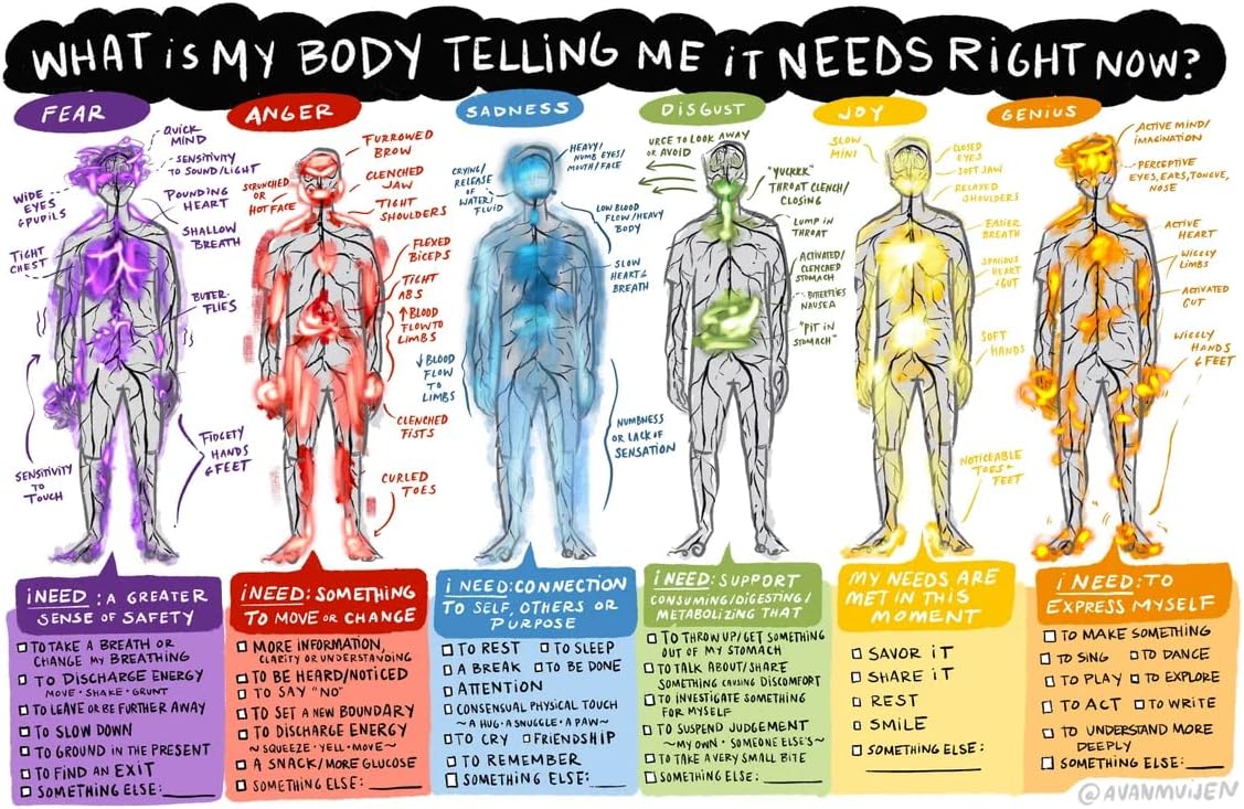 Amazon.com: What Is My Body Telling Me It Needs Ringht Now Canvas And ...