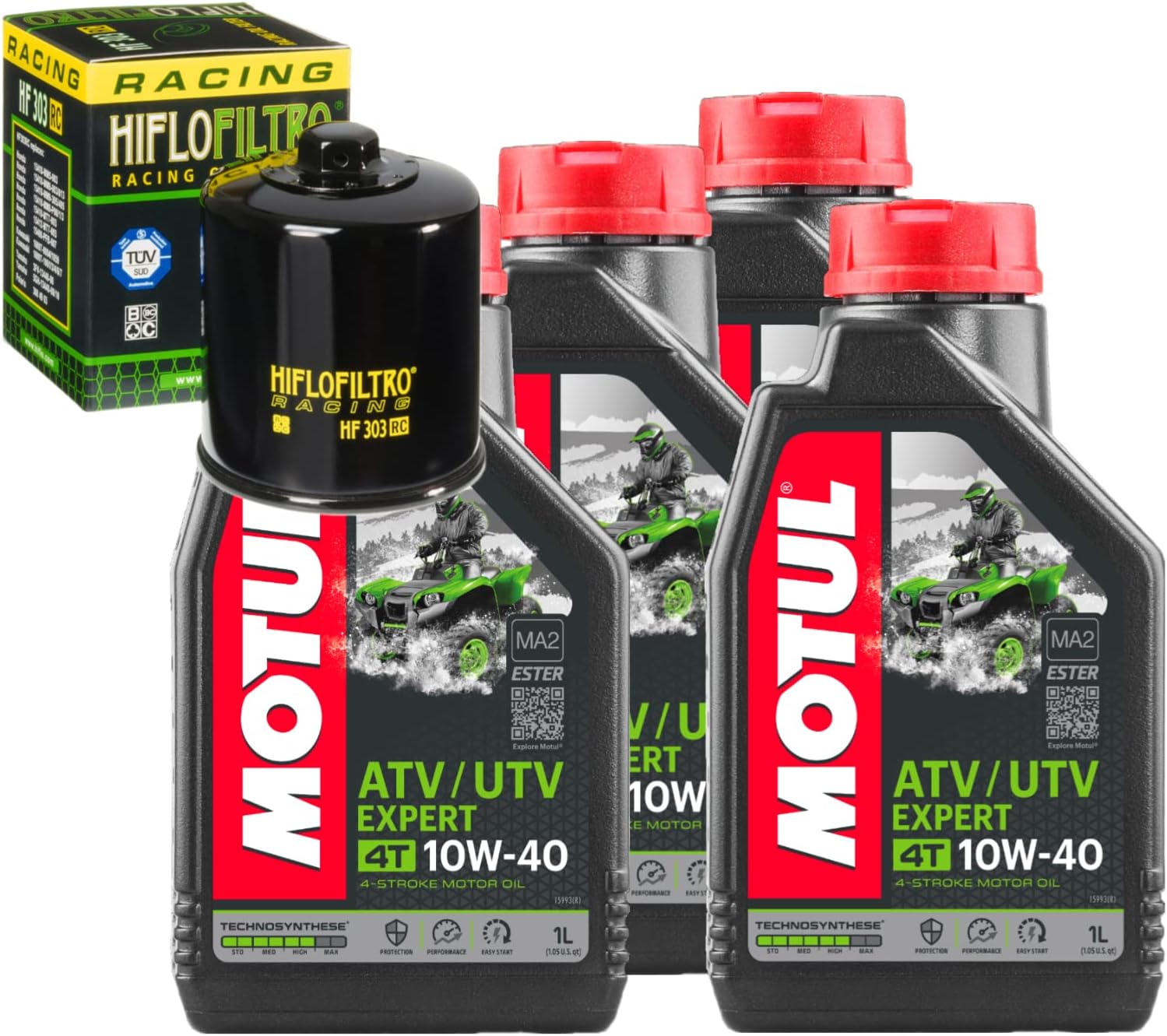 Amazon.com: RAD Powersports 10w-40 Oil Change Kit For Kawasaki 1998 ...