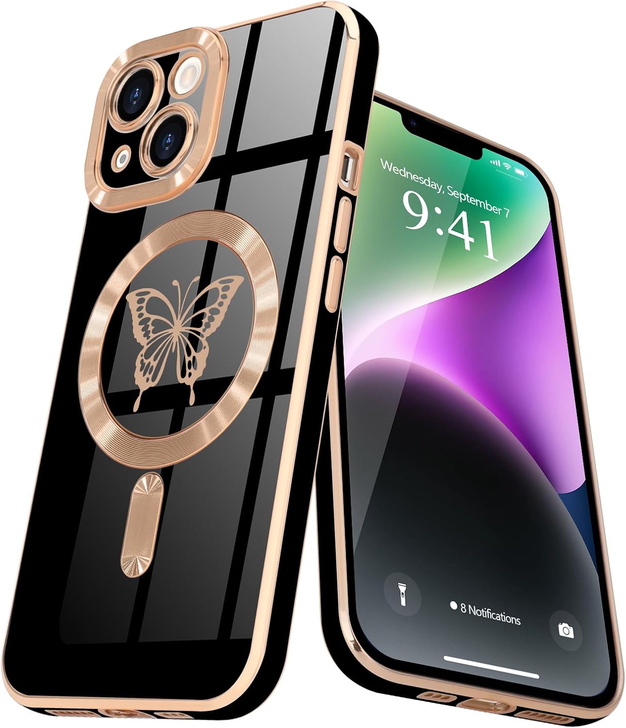 Amazon.com: Lafunda Magnetic for iPhone 14 Case for Women Girls ...