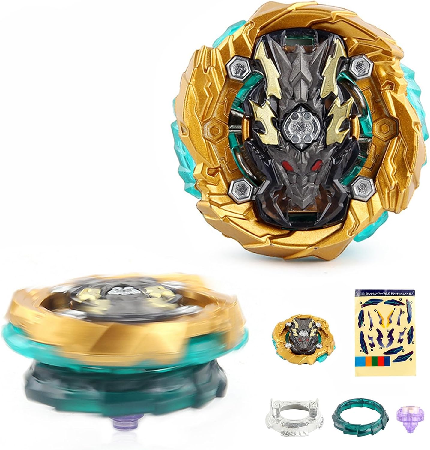 Amazon.com: FIERCE FIGHTING Battling Bey Toys - Burst Super King ...
