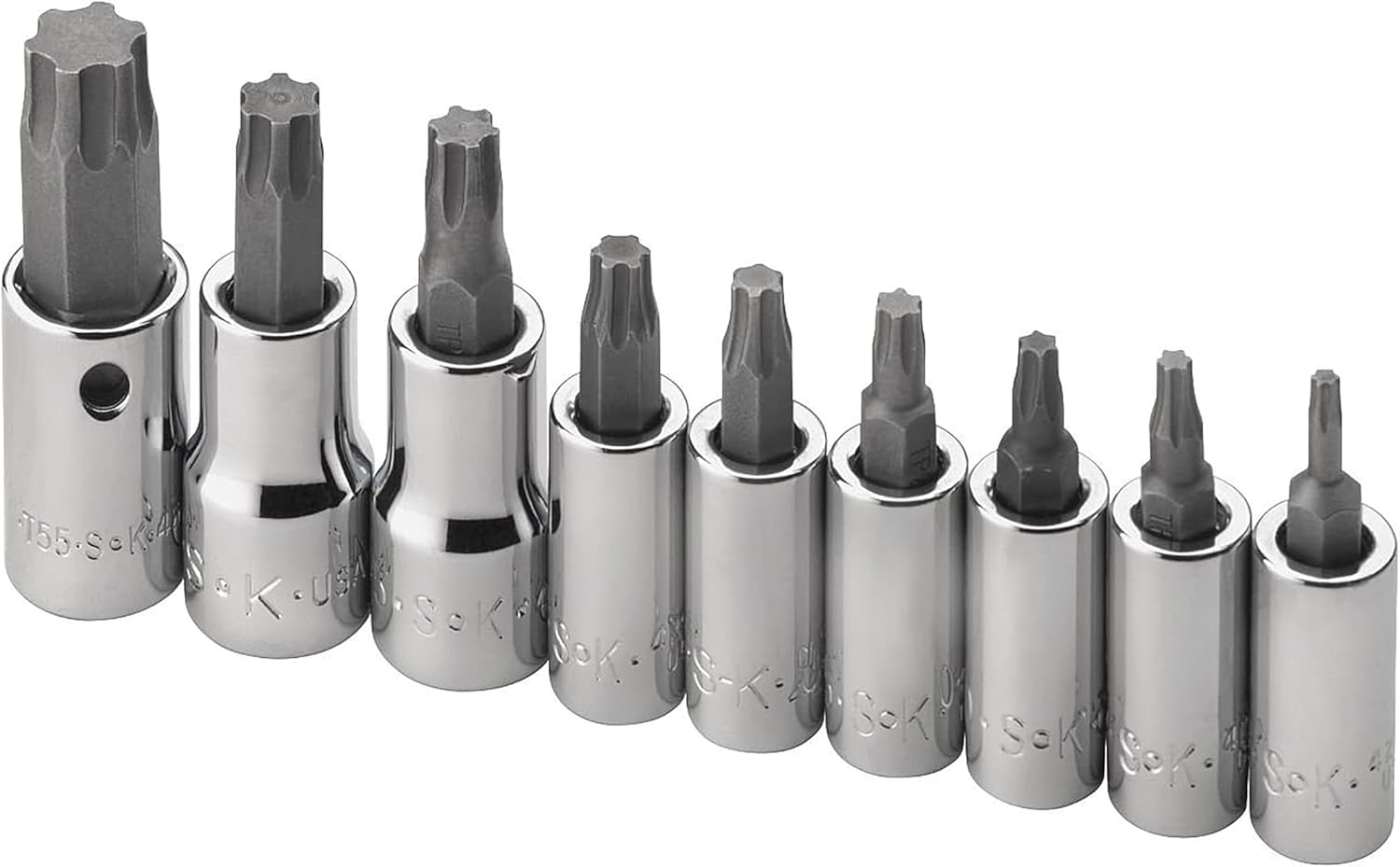 SK Hand Tools 84229 9-Piece Torx Plus Bit Socket Set - Drive Sockets ...