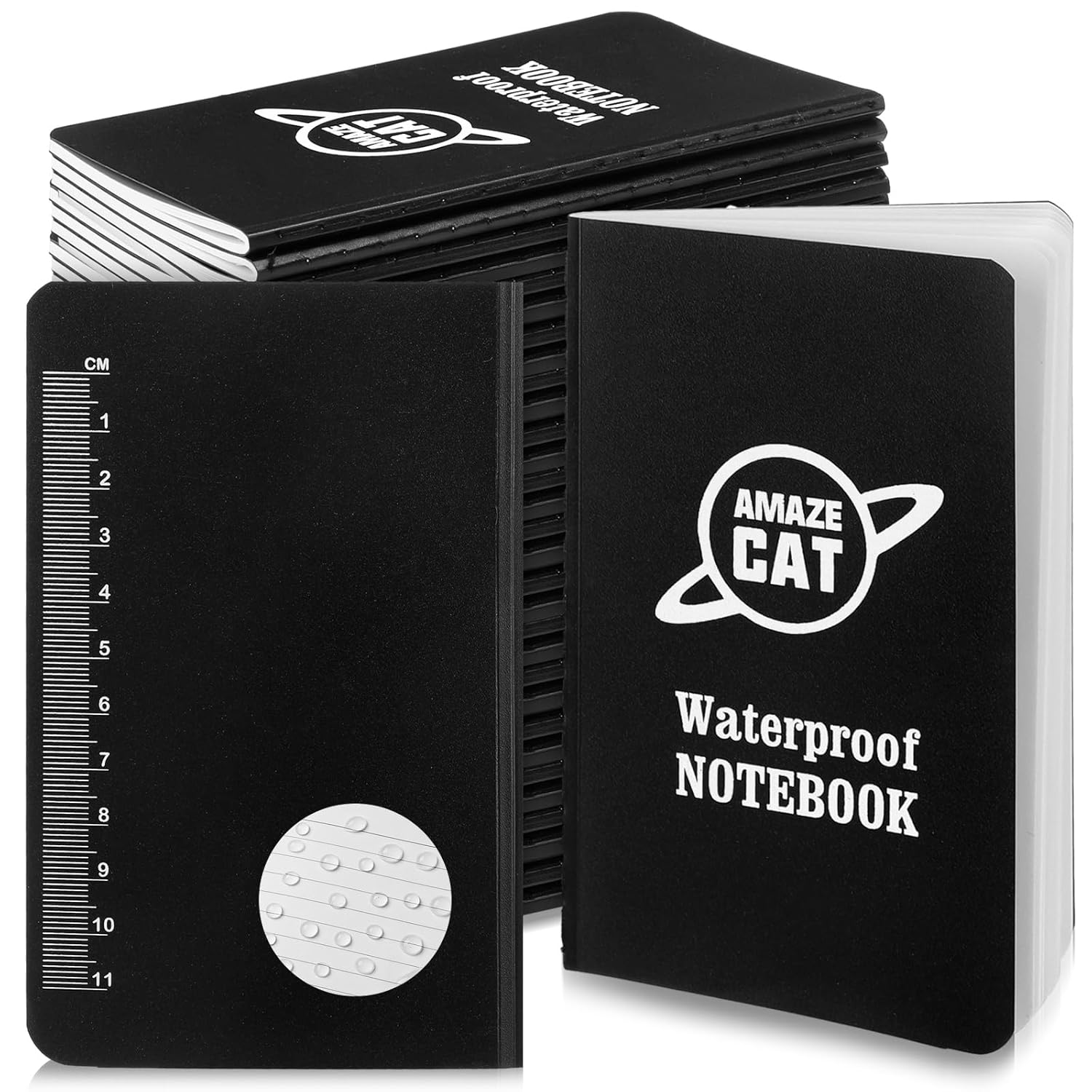 Yeaqee 20 Pcs Waterproof Notebook 3.5 x 5.5 Inches All Weather Police ...
