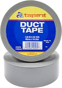 Amazon.com: Cinta adhesiva de color plateado Tape-It de 1.89 pulgadas x ...