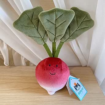 Amazon.co.jp: Jellycat Radish Jellycat Vegetable Plush Cub : Toys & Games
