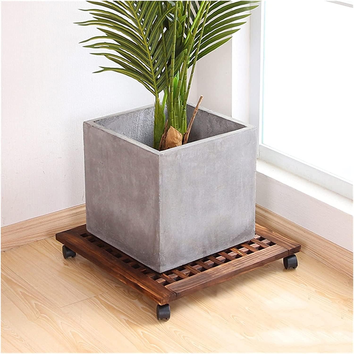Amazon.com: Large Plant Caddy, Flower Pot Movable, Outdoor Plant Pot ...