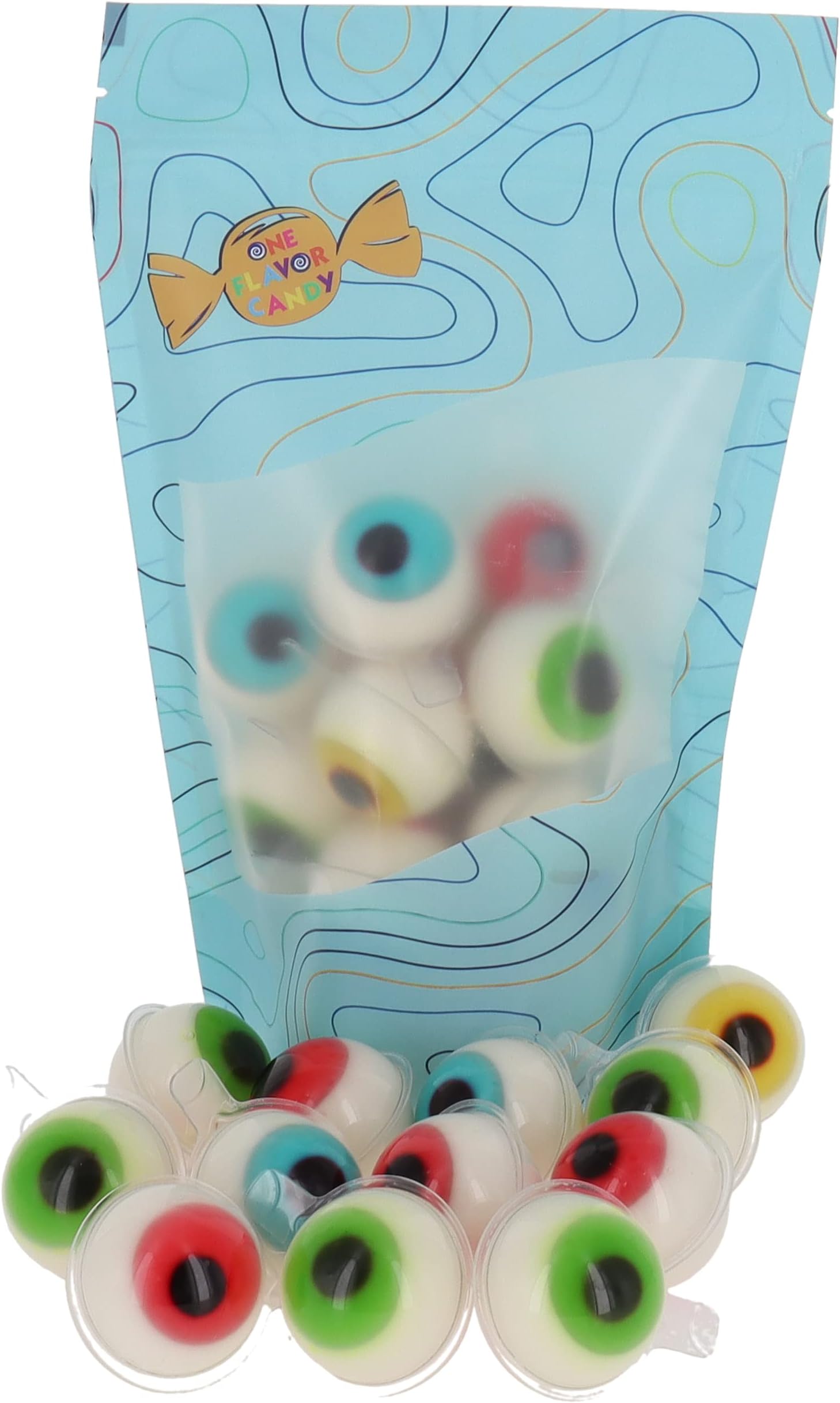 Amazon.com: One Flavor Candy Gummy Eye Ball Gummi Candy Bulk in ...
