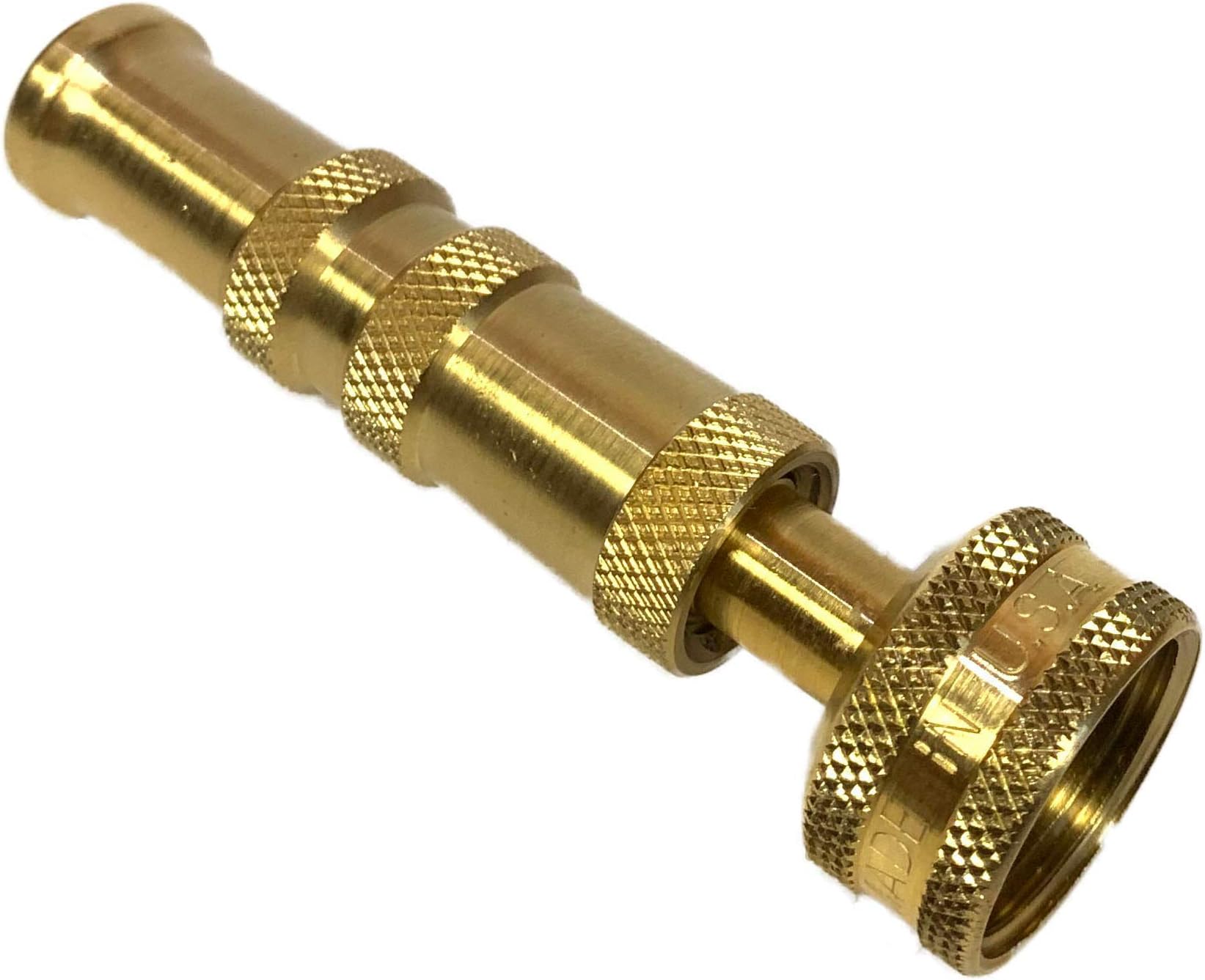 Amazon.com : Solid Brass Hose Jet Sweeper Nozzle with Extra Washers ...