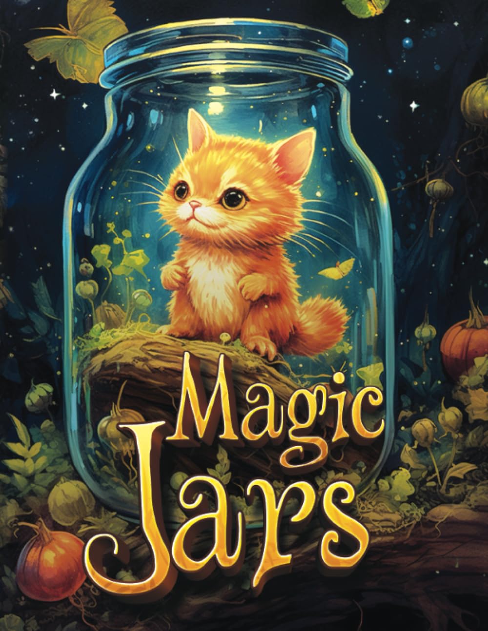 Amazon.com: Magic Jars: A Stunning Coloring Book for Adults with a Cute ...