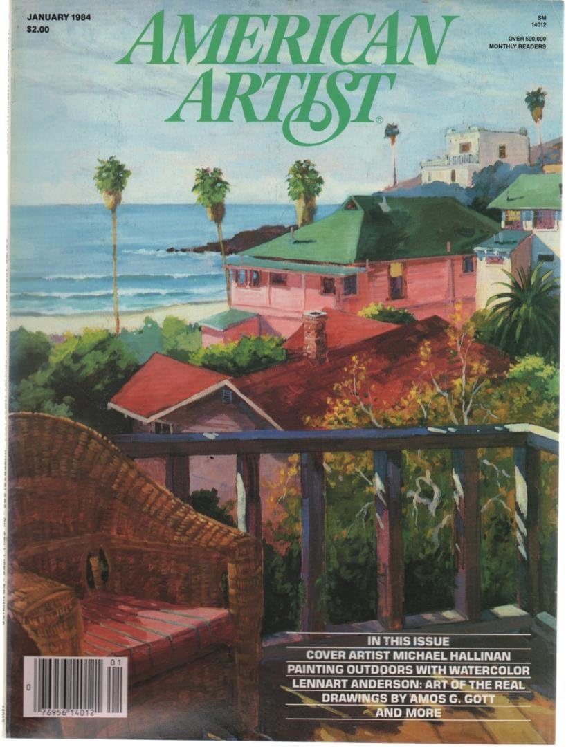 Amazon.com: American Artist Magazine, January 1984, Cover Artist ...