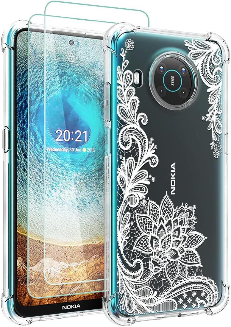 Birsppy Osophter for Nokia X10 Case,Nokia X20 Case with 2pcs Screen ...