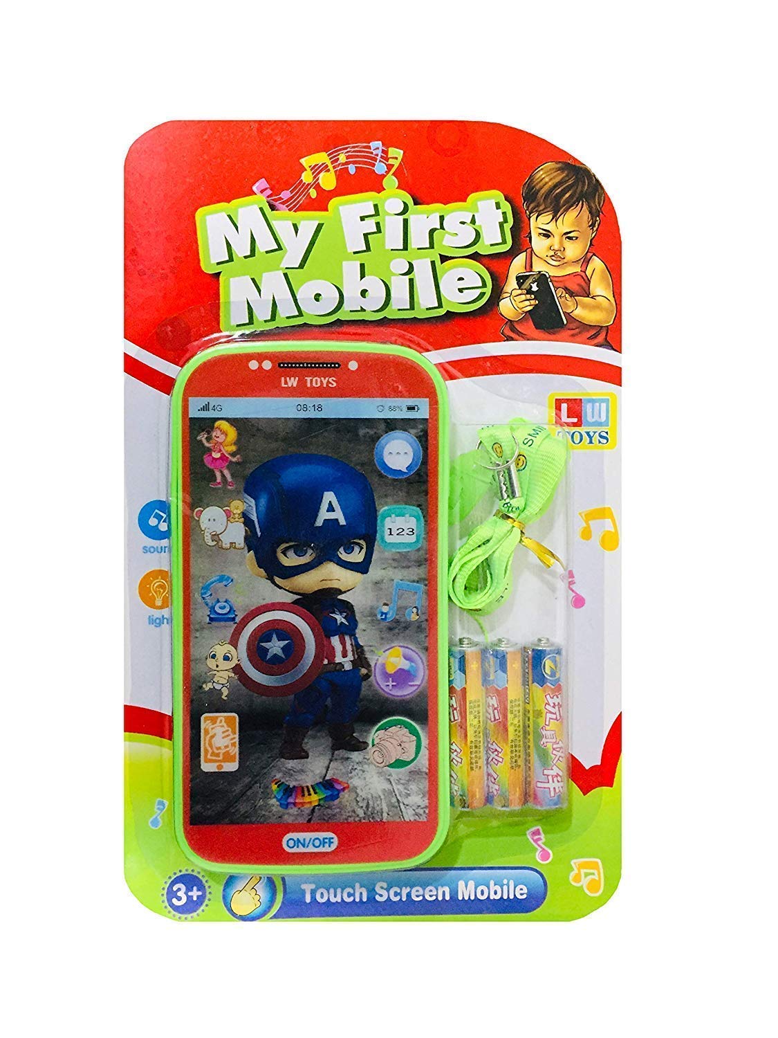 Buy Botist Digital Mobile Phone with Touch Screen Feature with Sound ...