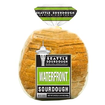Amazon.com: Seattle Sourdough Sliced Round Sourdough Bread, 24oz (Pack ...