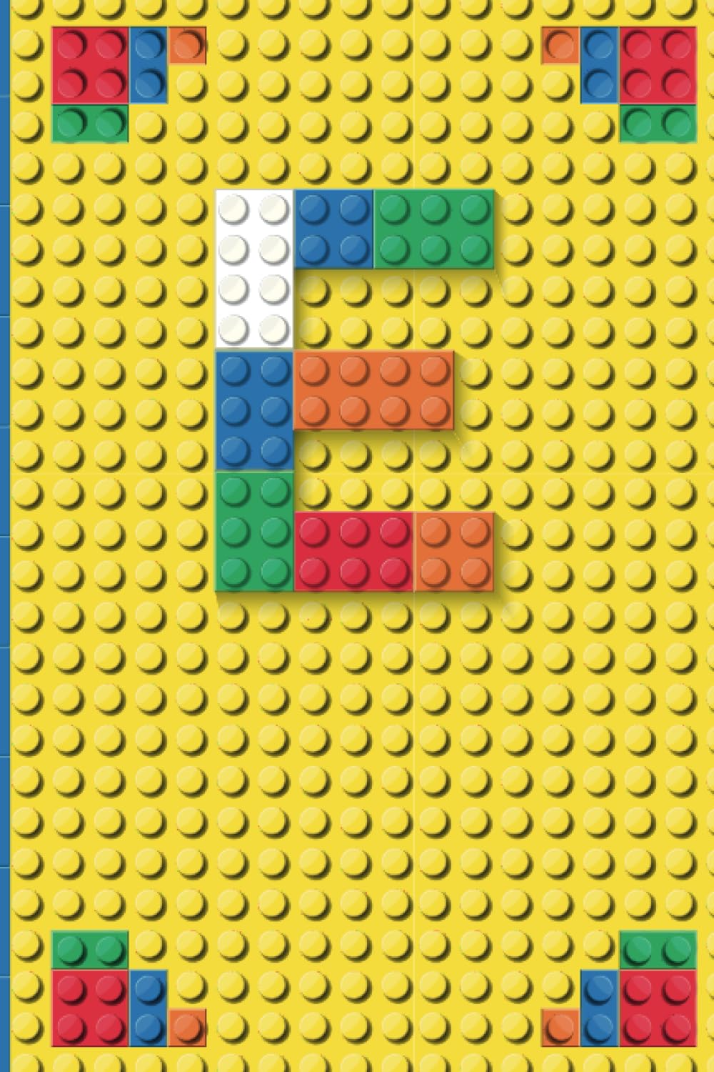 Amazon.com: Brick Blocks Note Book - Initial 'E' - Size 6" x 9" (15.2cm ...