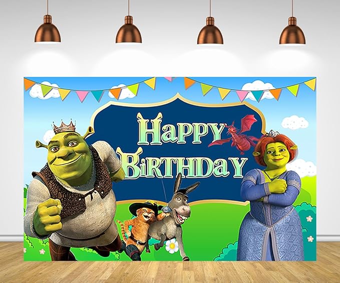 Amazon.com : 5x3ft Green Backdrop for Birthday Party Supplies Backdrop ...