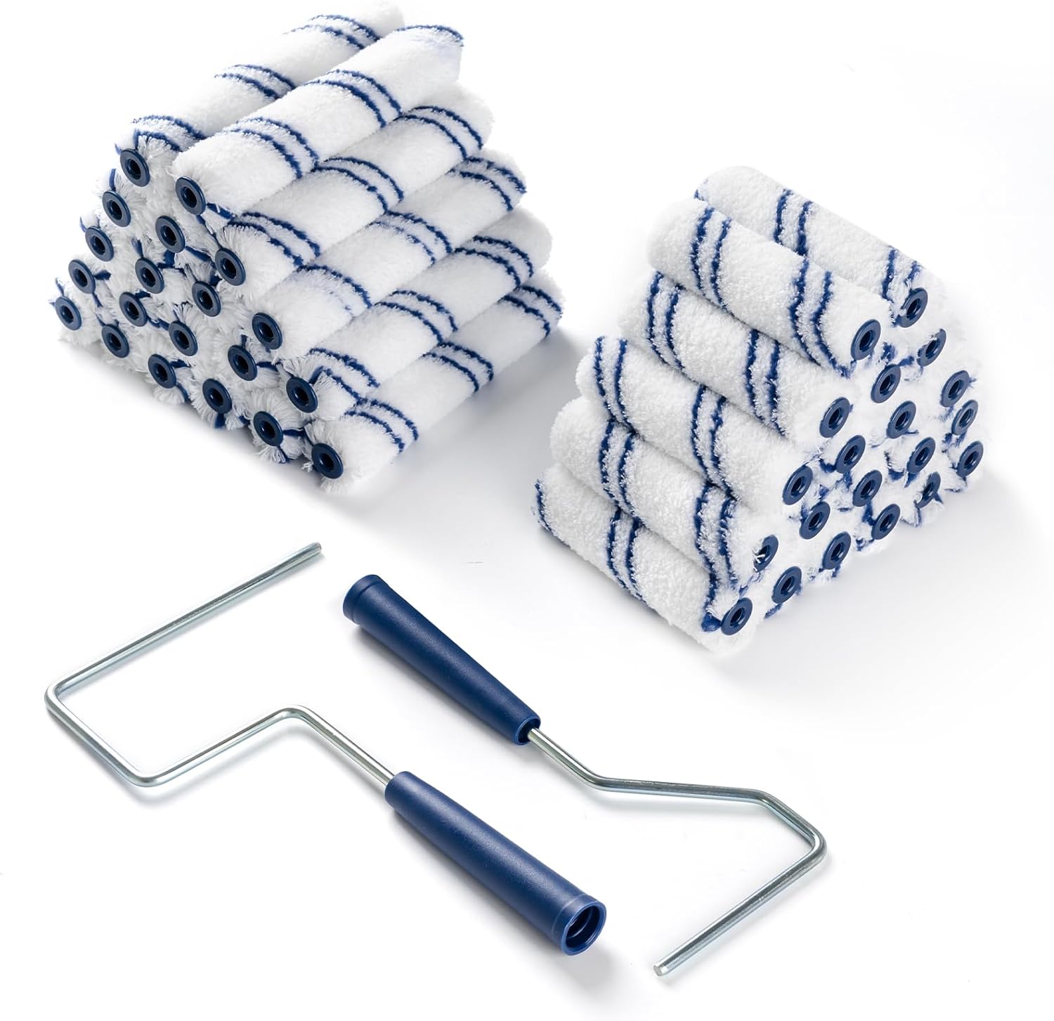 Amazon.com: HUIROOWL 40 Pack Microfiber Paint Roller, 4 Inch and 6 Inch ...
