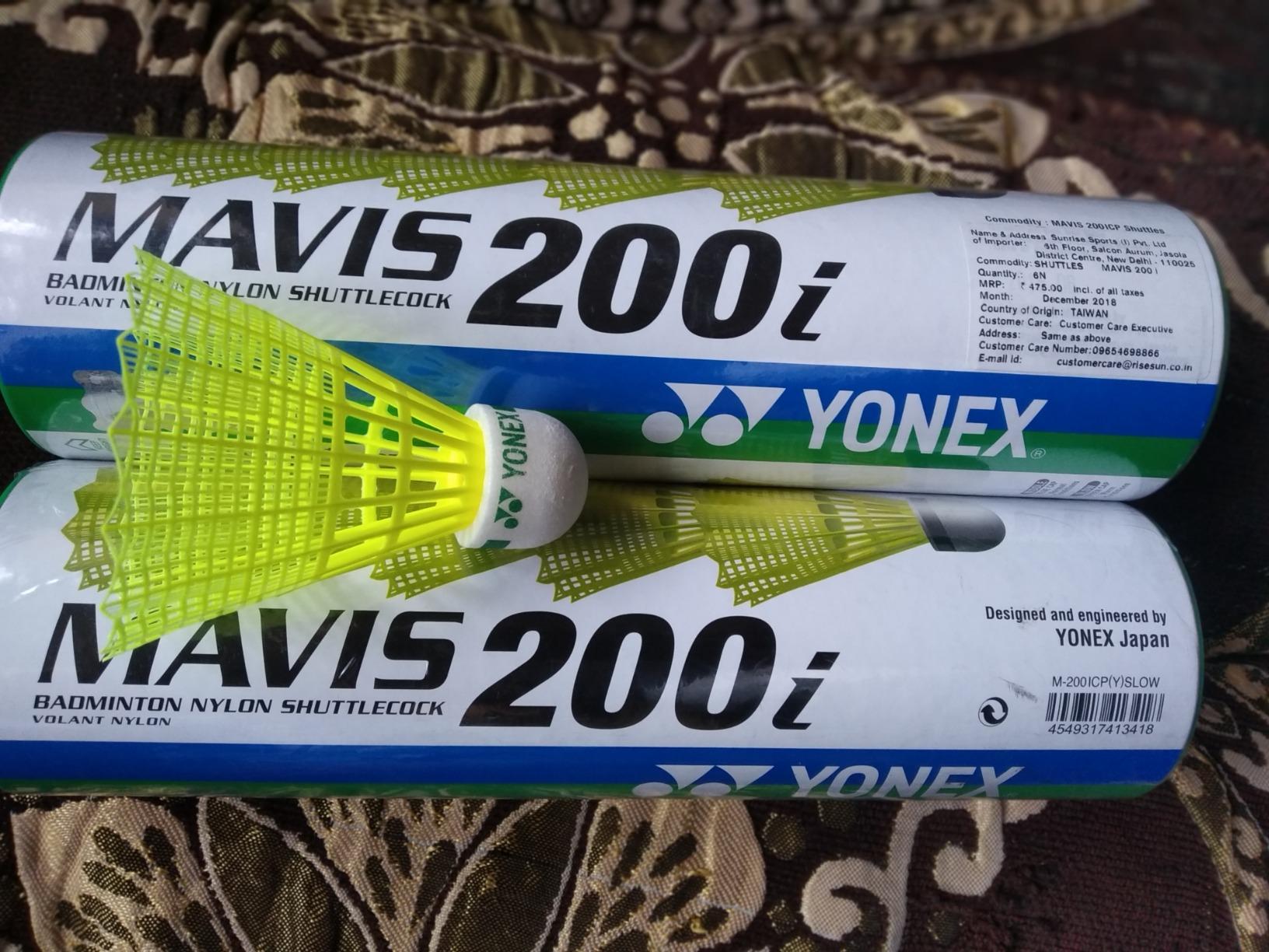 Buy Yonex Mavis 200i Nylon Shuttlecock Combo, Set of 2 Online at Low ...