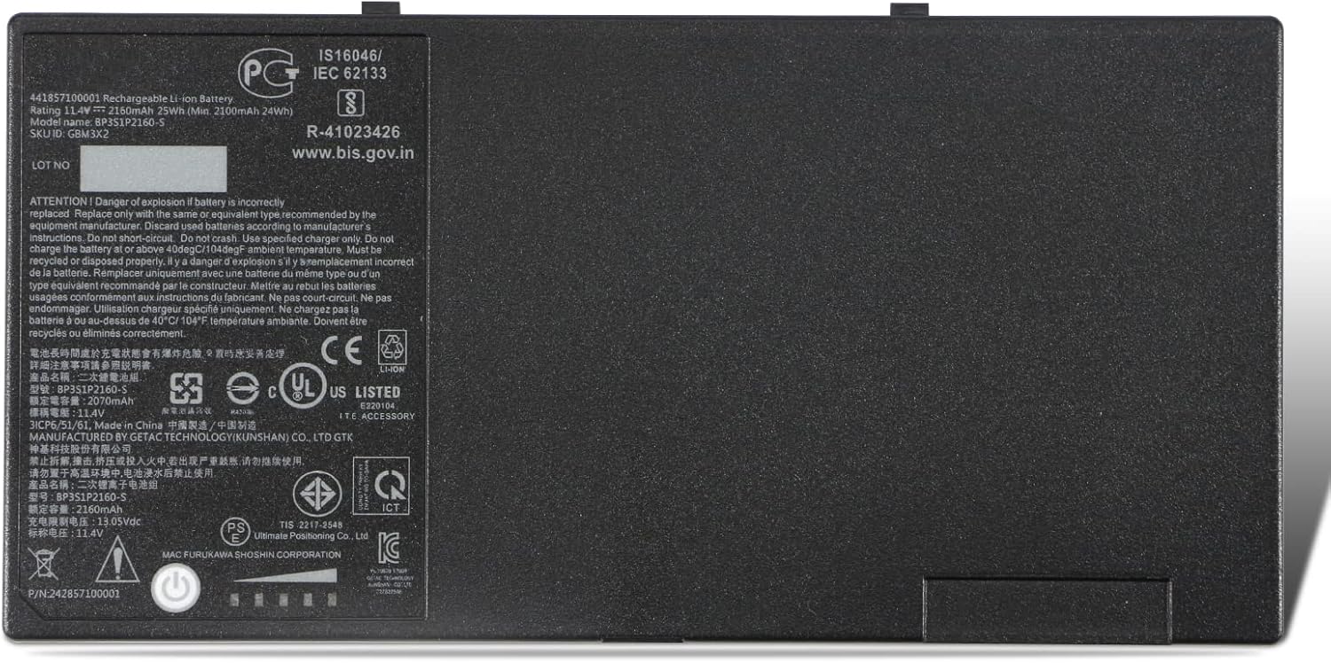 Amazon.com: MULS BP3S1P2160-S Laptop Battery Replacement for Getac F110 ...