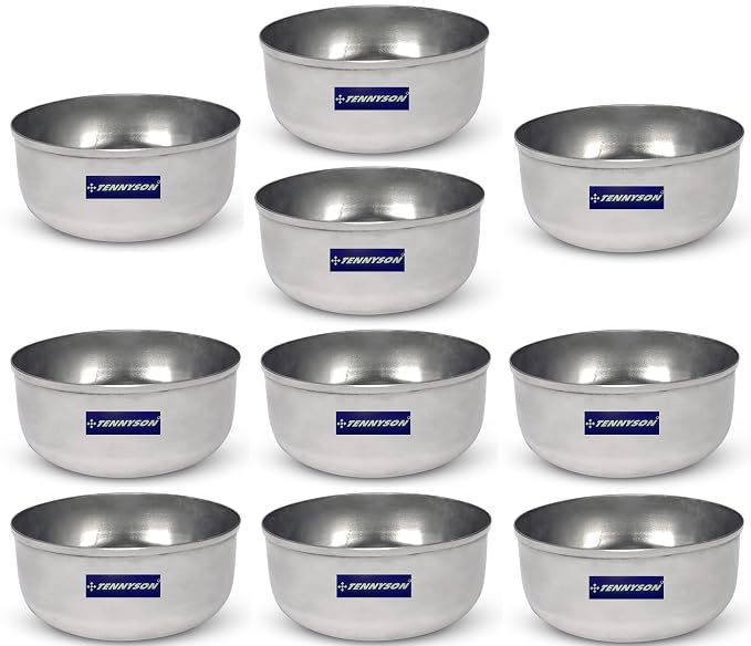 Buy Tennyson Stainless Steel Sambar/Chutney Cups 10 Count Online at Low ...