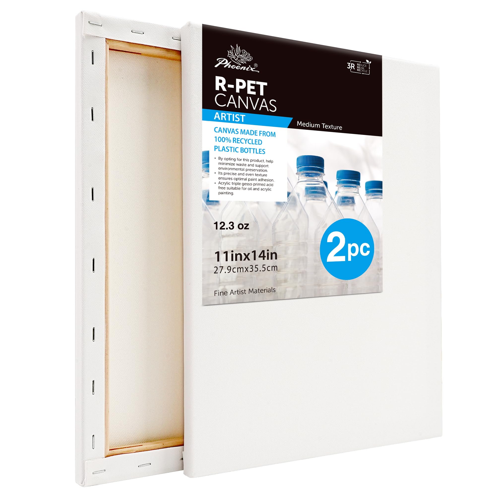 Snapklik.com : PHOENIX Artist R-PET Stretched Canvas For Painting ...