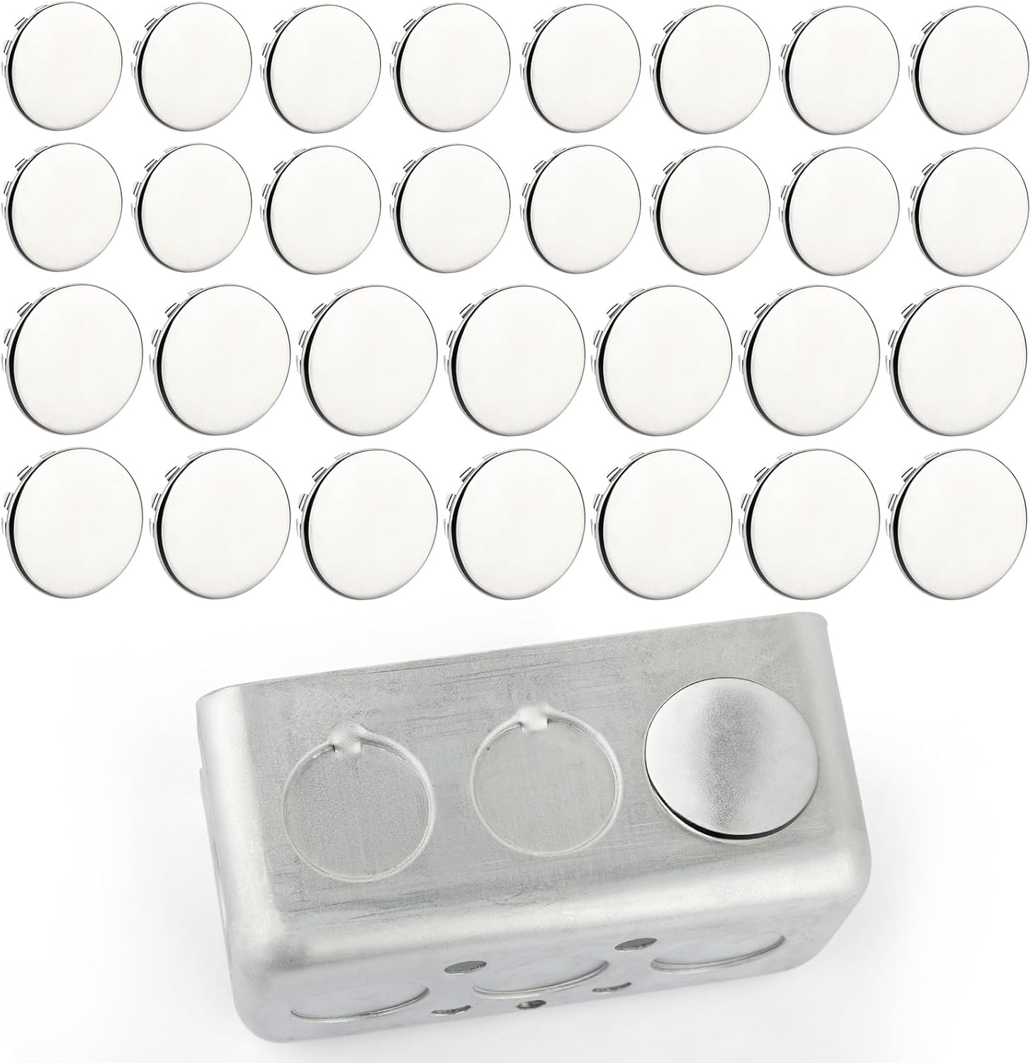 Amazon.com: 20PCS Seal Electrical Box Knockout in 2 Sizes, Removable ...