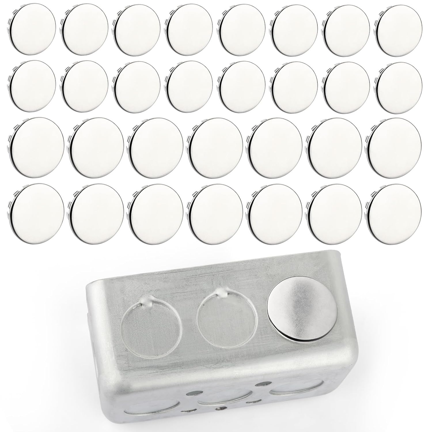 Amazon.com: 20PCS Seal Electrical Box Knockout in 2 Sizes, Removable ...