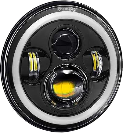 Amazon.in: Round Headlight for Motorcycle