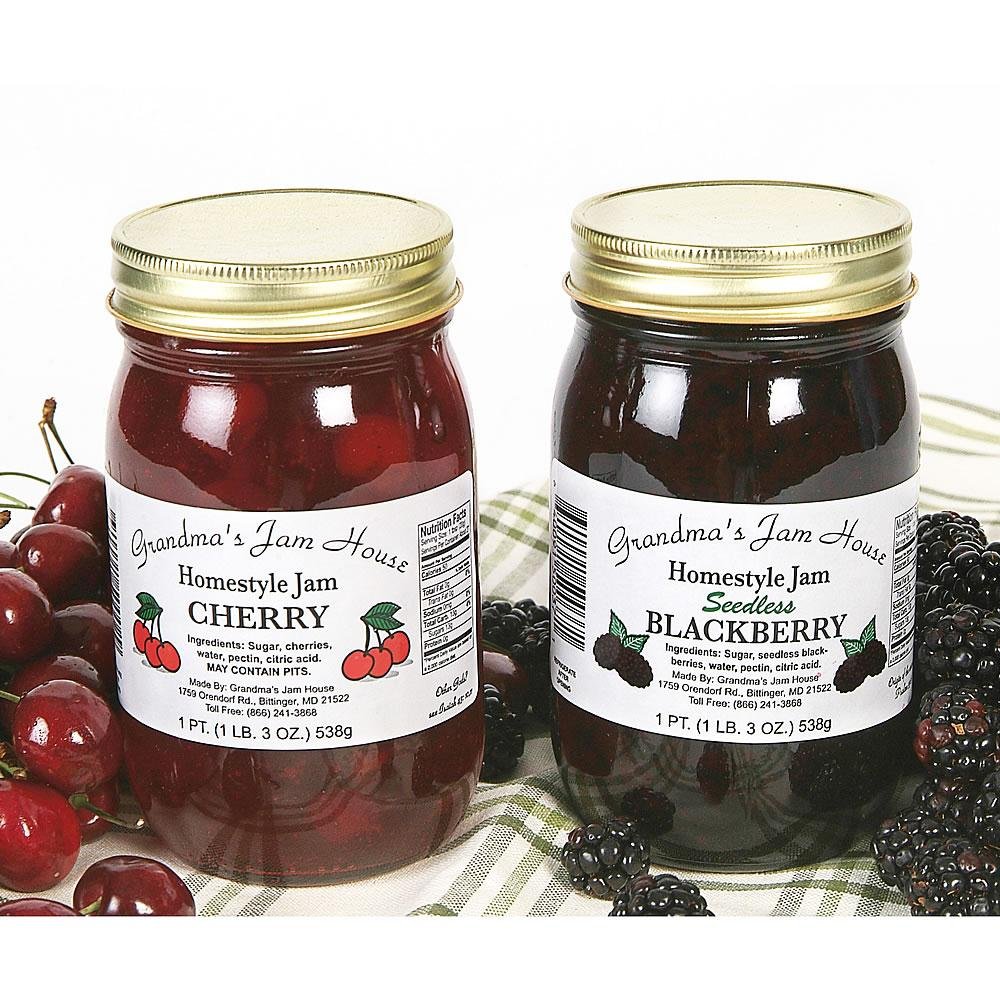 Amazon.com: Grandma's Jam House All Natural USA Made Homestyle Double ...