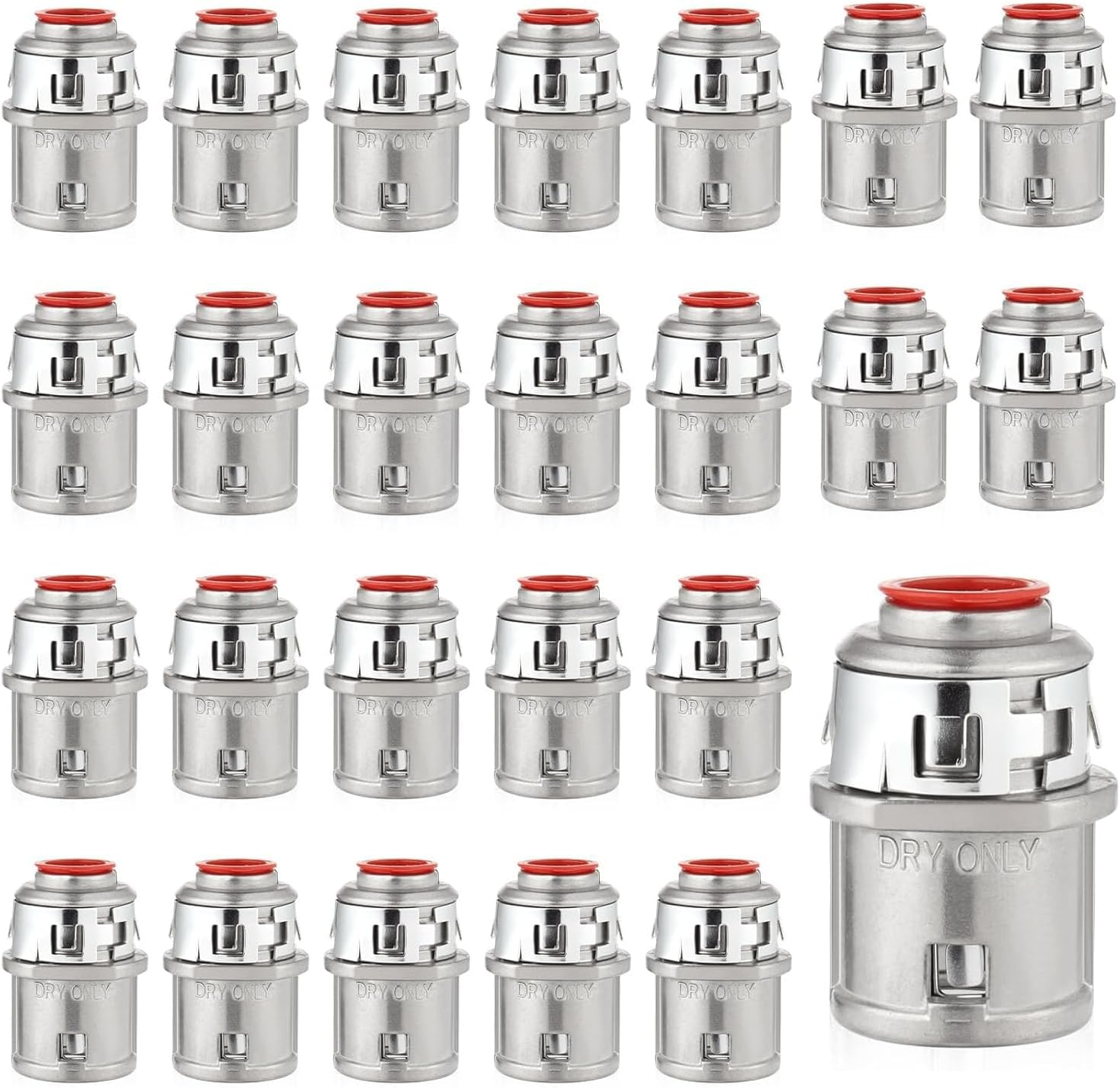 Metal Clad Cable Connectors， 3/8" snap in Conduit Connector,Zinc ...