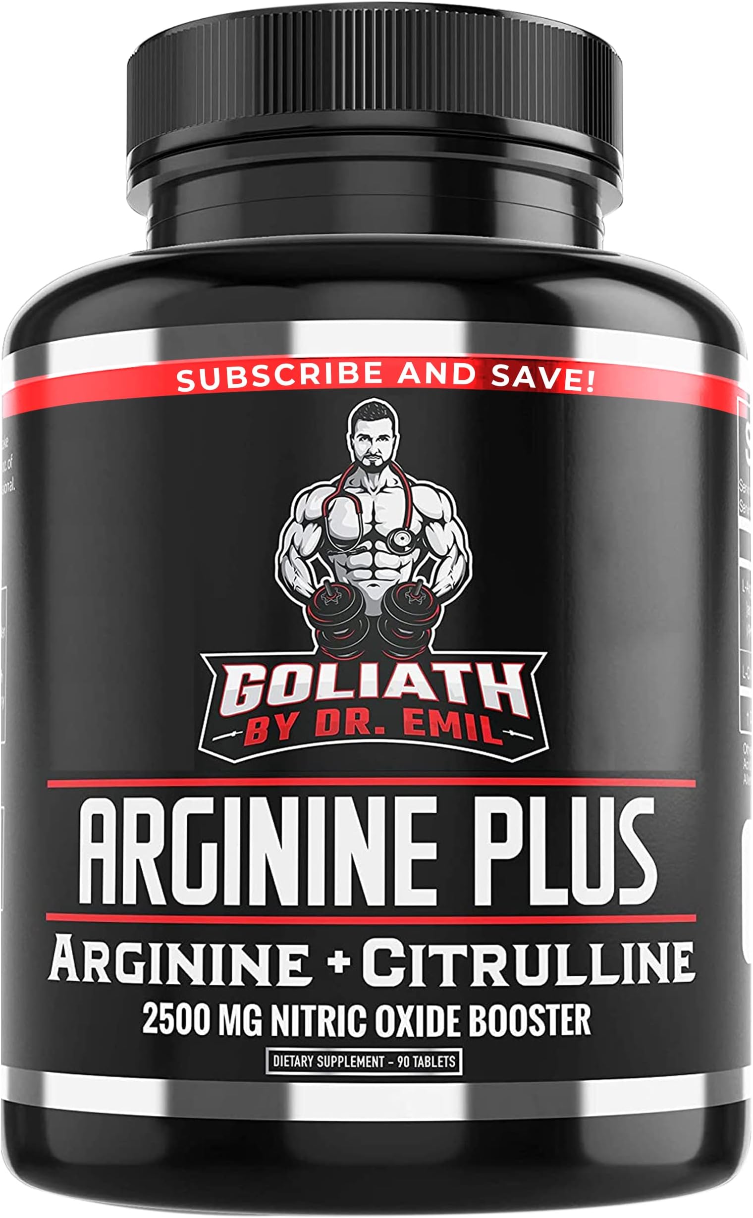 Amazon.com: Dr. Emil's ARGININE Plus - L Arginine + L Citrulline - 2500 ...