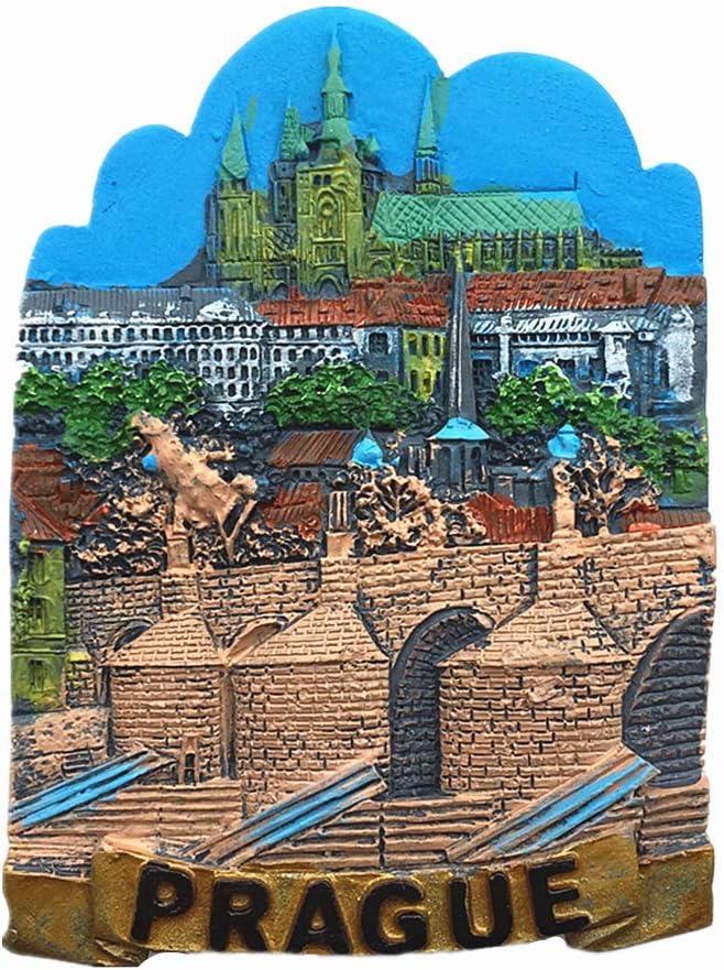 Amazon.com: 3D Prague Czech Fridge Magnet Travel Souvenir Gift Home ...