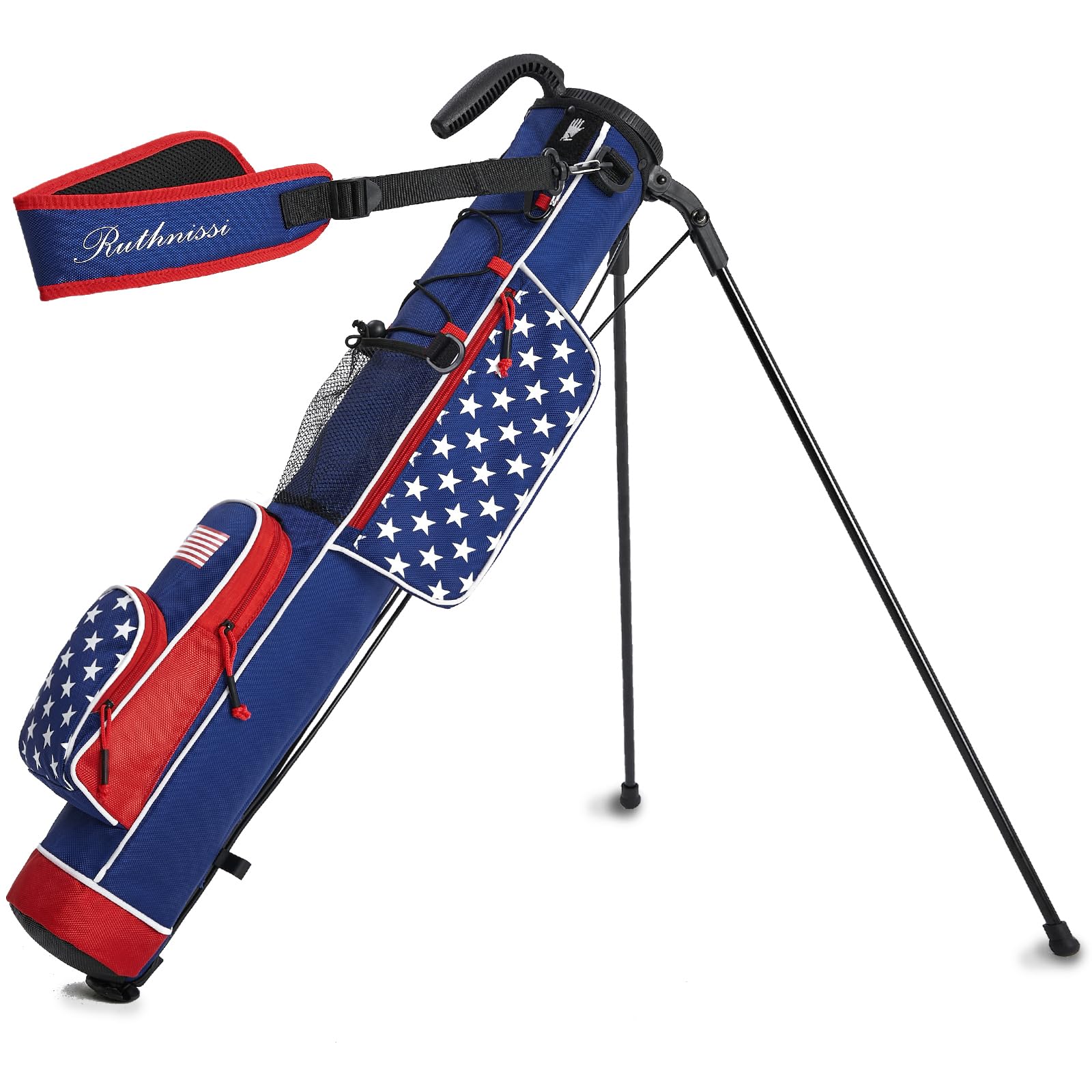 Snapklik.com : RUTHNISSI Golf Stand Bag, Lightweight Golf Easy Carry Bag