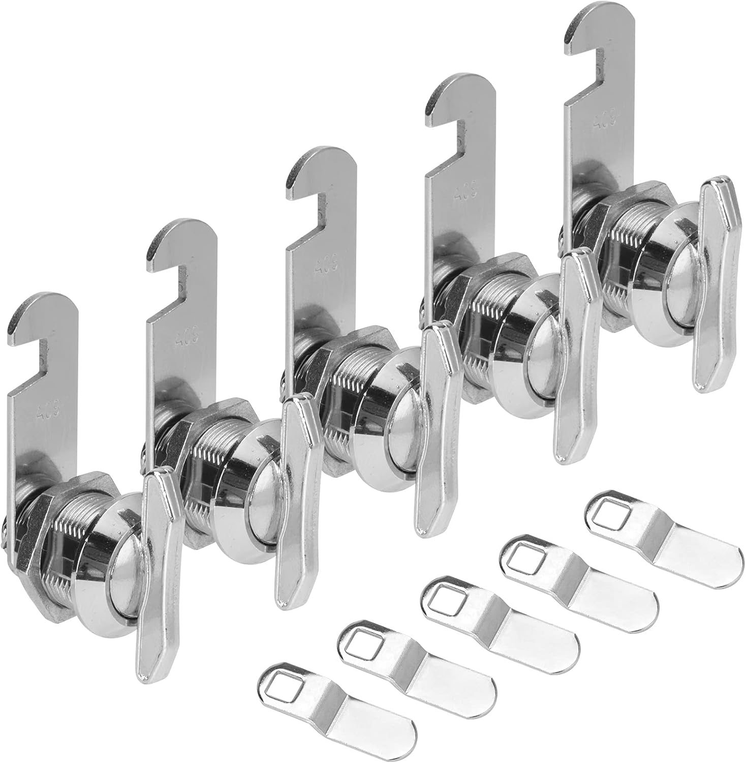 WELLUCK 5/8 Inch Thumb Operated Offset Cam Lock Set - Keyless 5Pcs ...